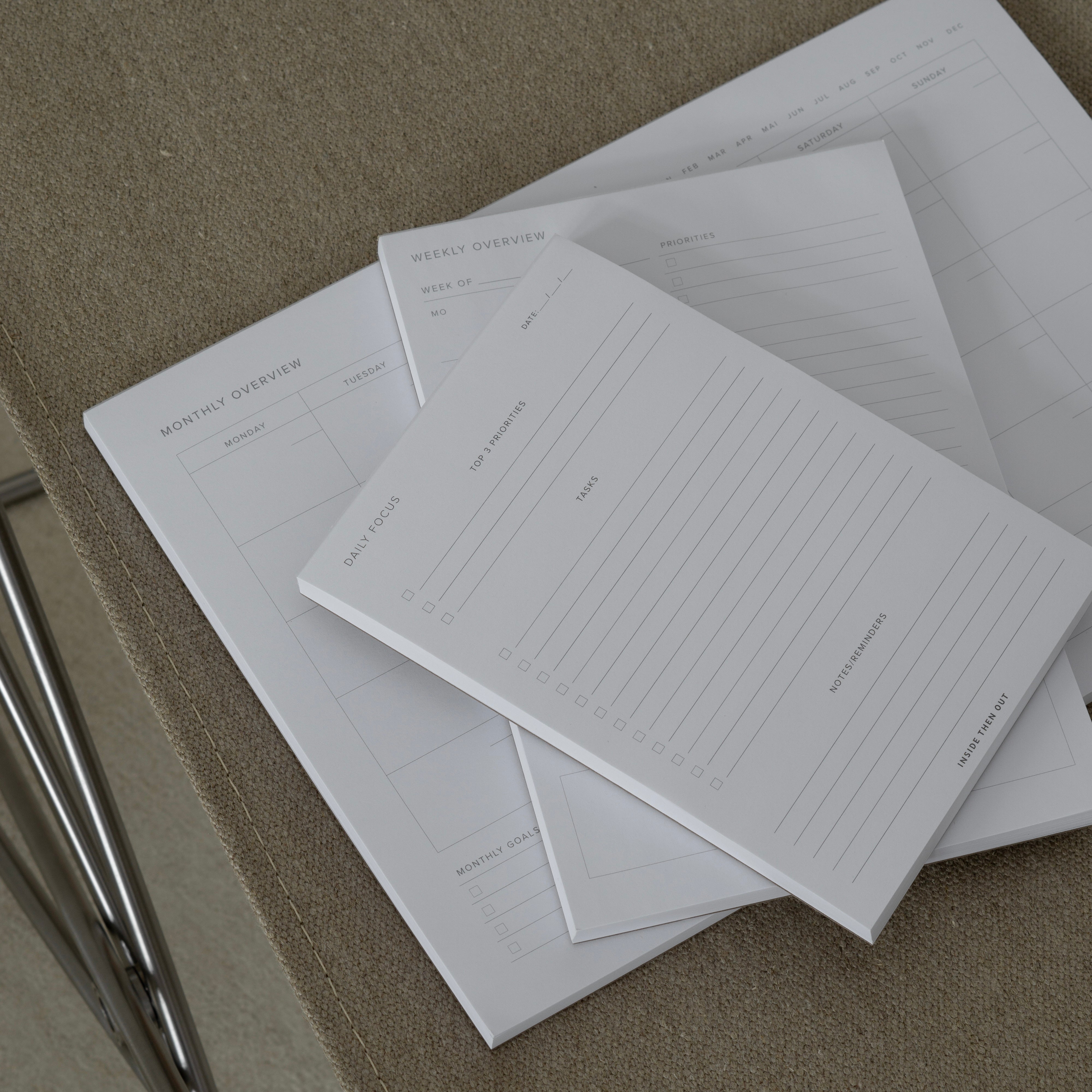 Daily Focus Notepad – Inside Then Out