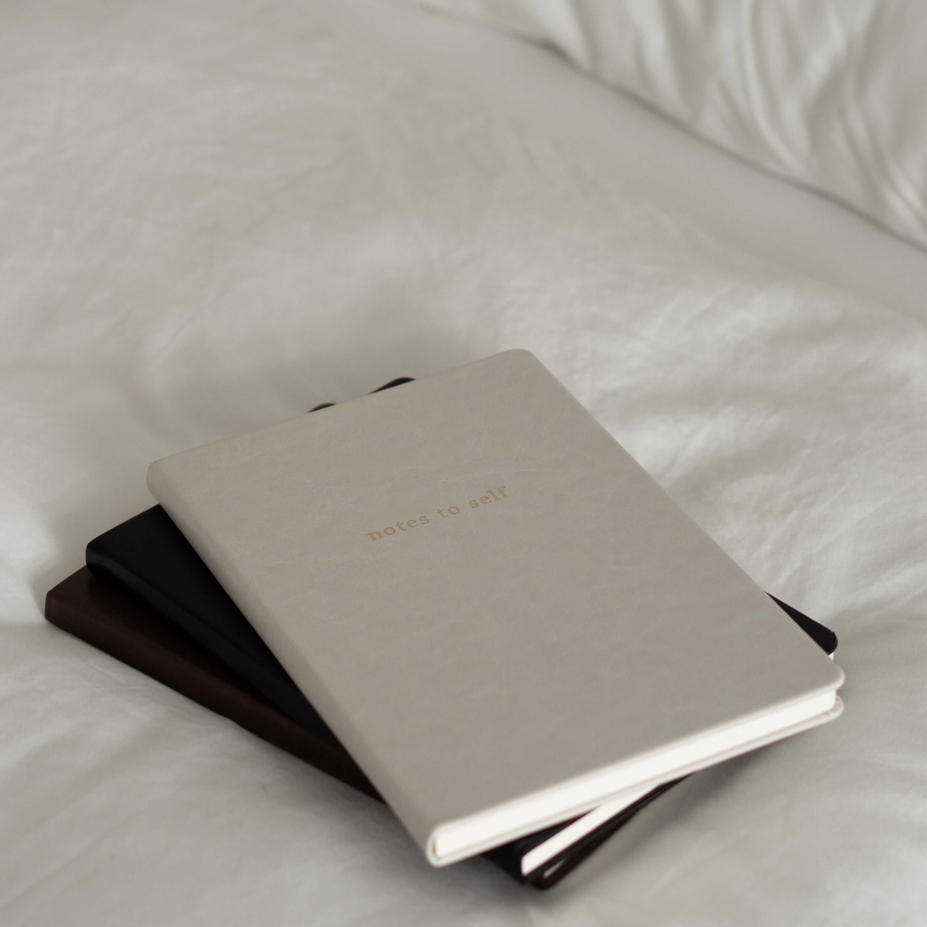 Notes to Self Lined Journal - Beige – Inside Then Out