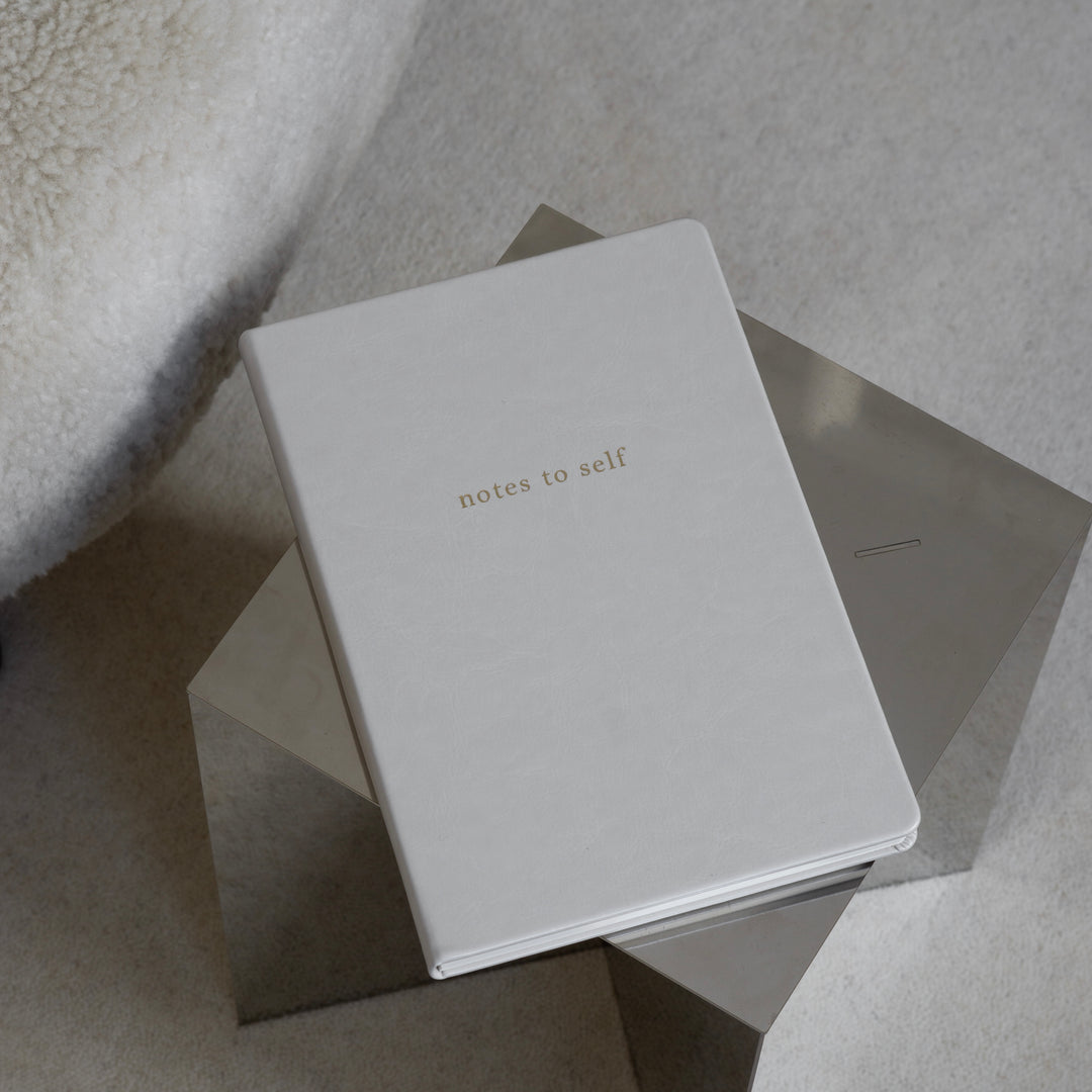 Notes to Self Lined Journal - Beige – Inside Then Out