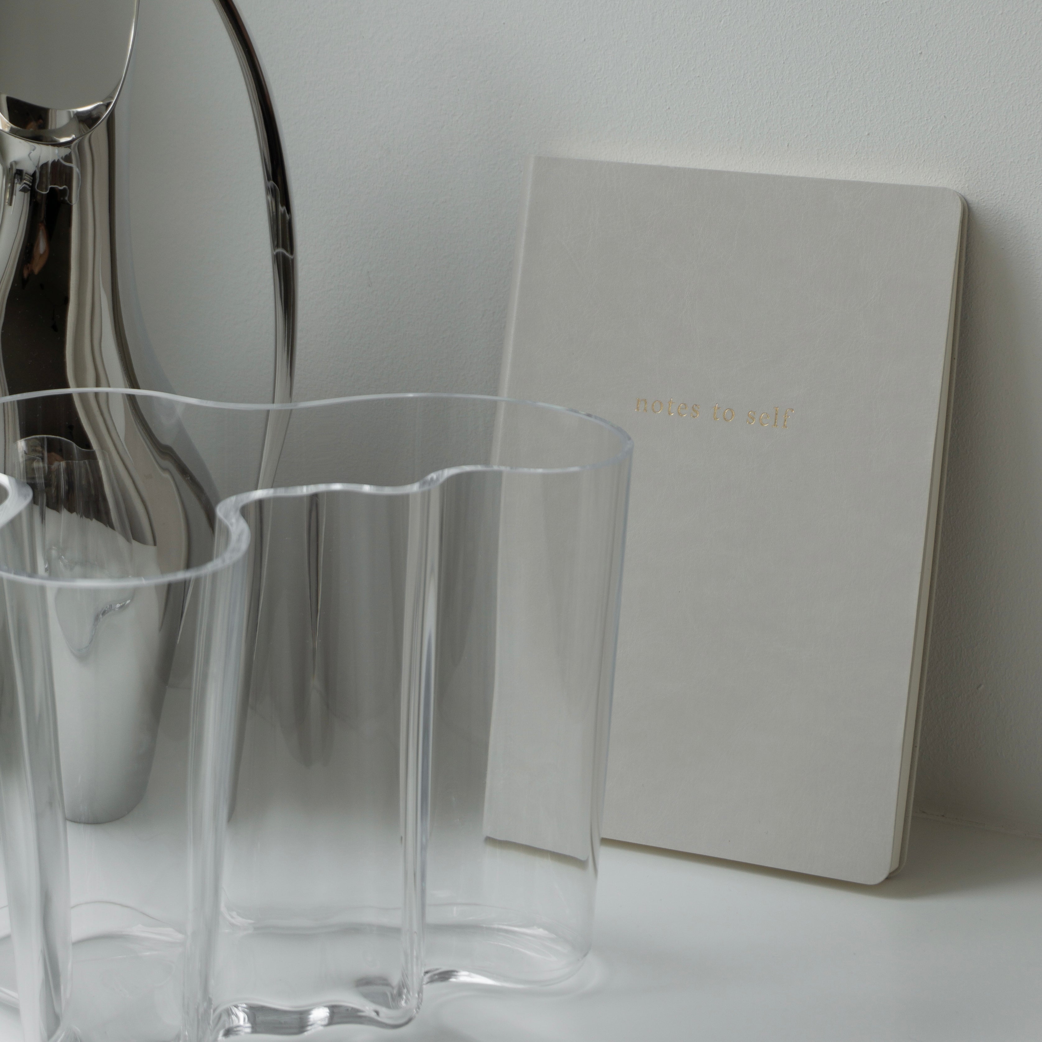 Notes to Self Lined Journal - Beige – Inside Then Out