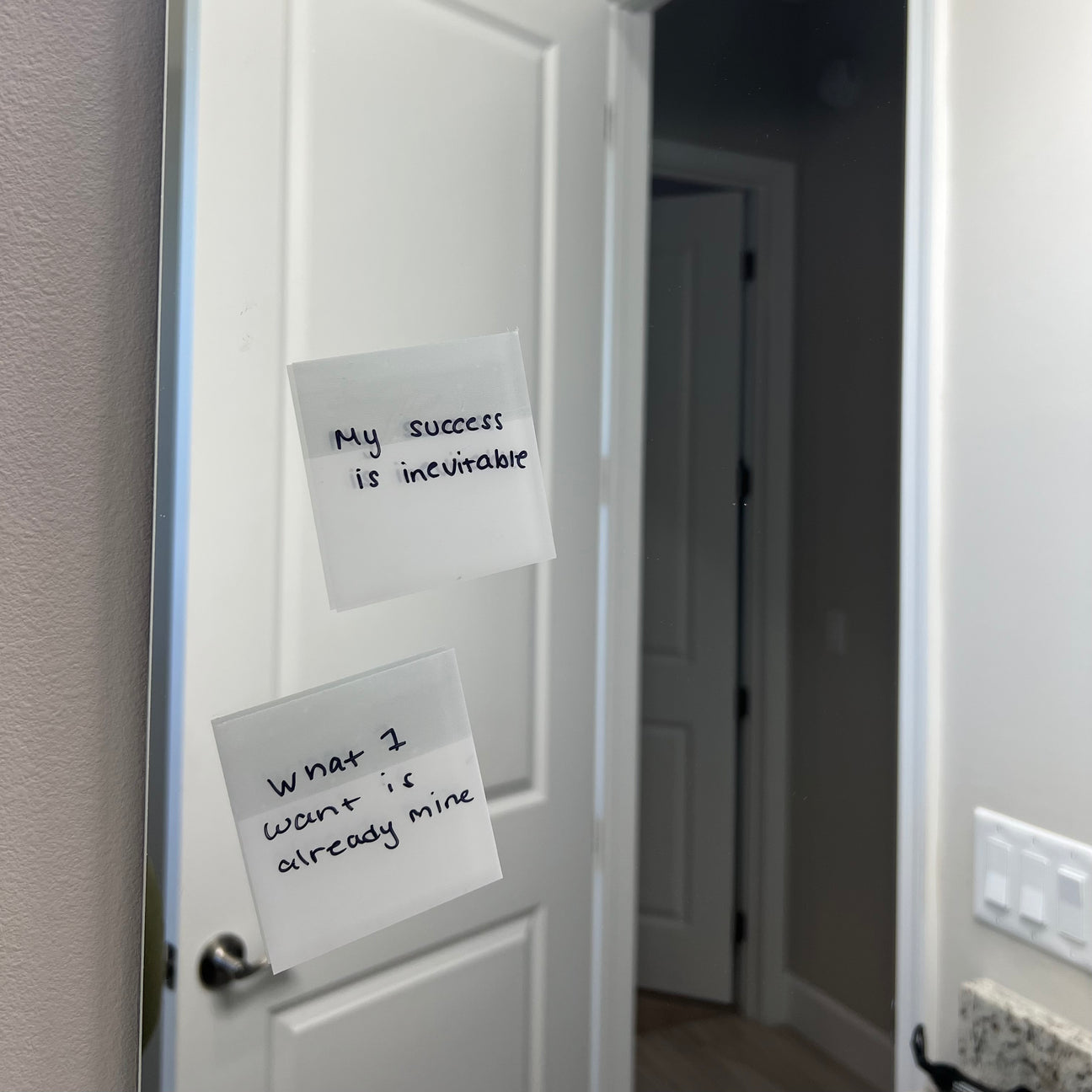 Transparent Sticky Notes – Inside Then Out