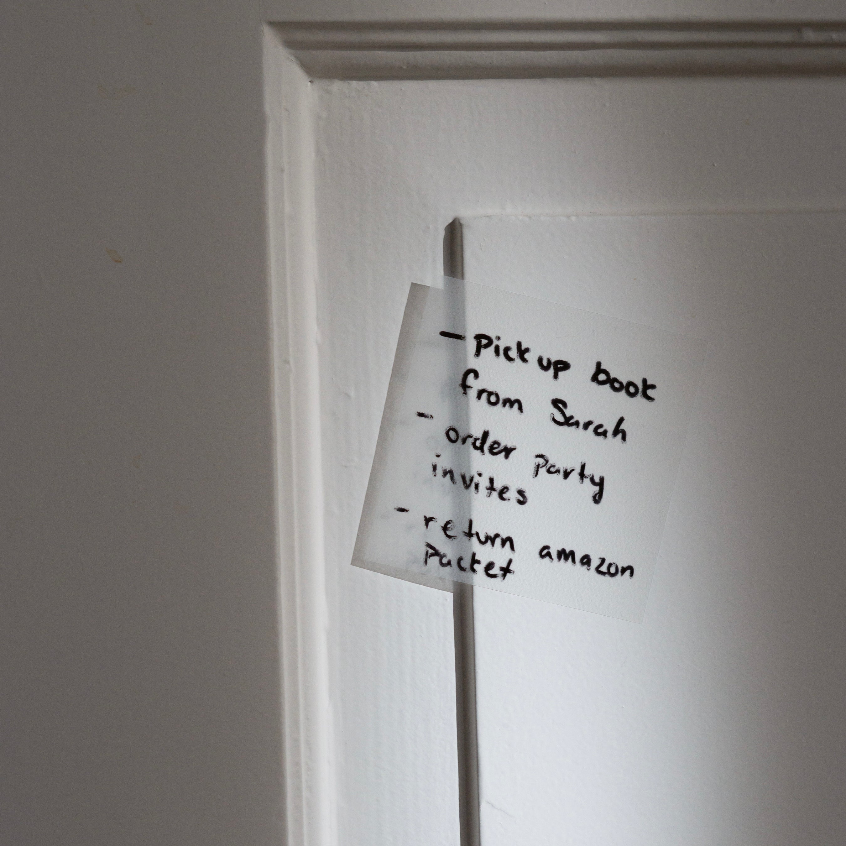 Transparent Sticky Notes – Inside Then Out